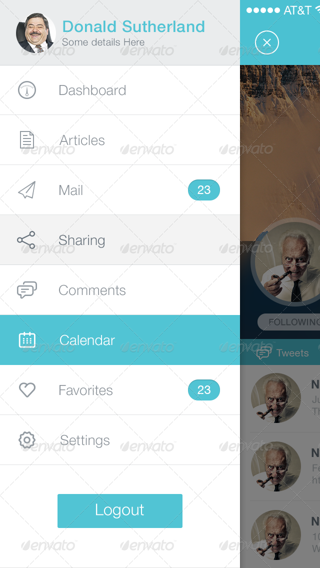 Flat Phone / Mobile App Bootstrap UI, Web Elements | GraphicRiver